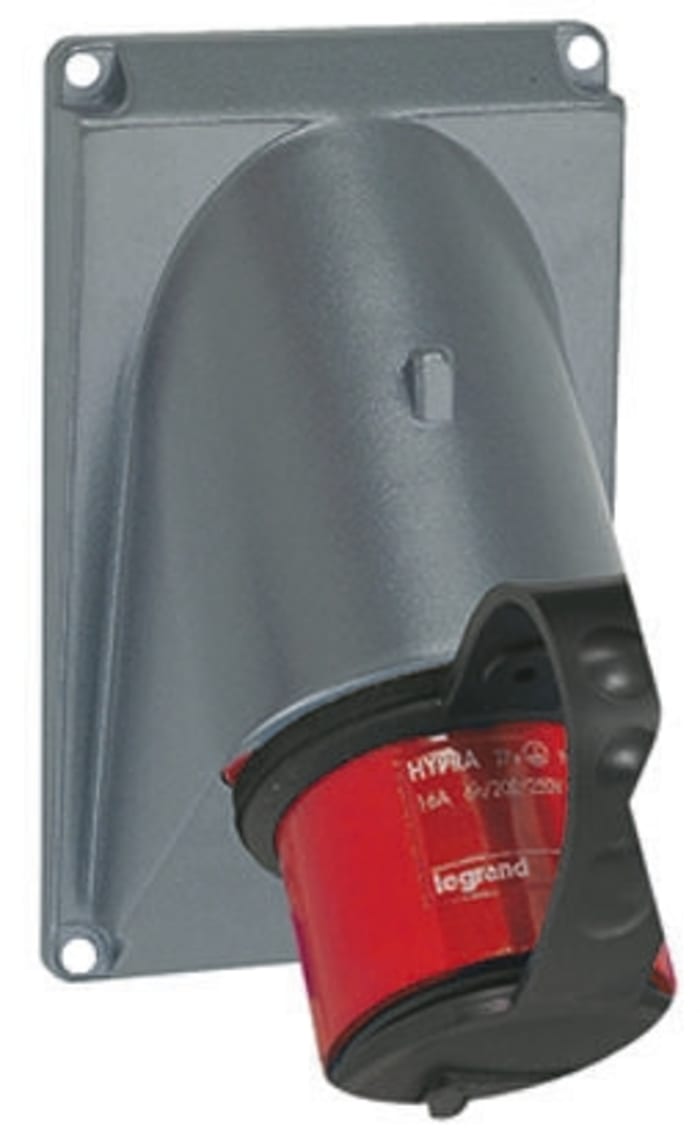 0 528 74 Legrand | SOCKET PLUG HYPRA PLASTIC 32A 400V 3P+E+ | 506-9739 ...