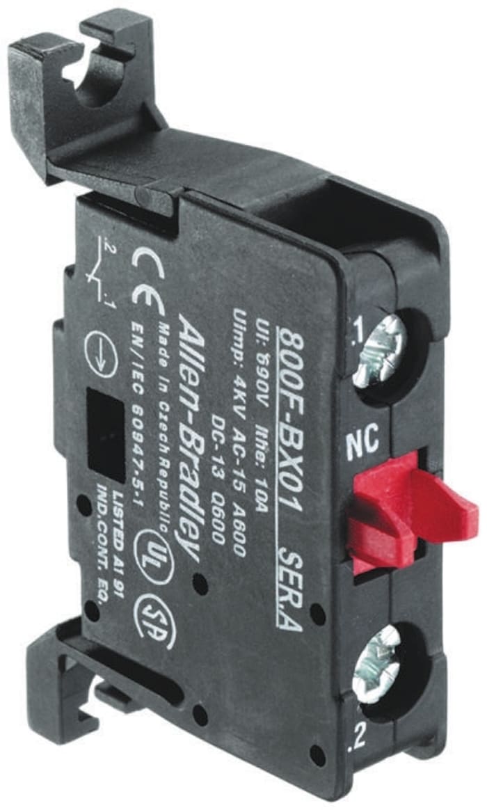 800F-NX-X01B Allen Bradley | Allen Bradley 800F Series Contact Block ...