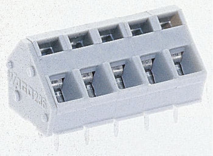 236-401 WAGO | WAGO PCB Terminal Block, 5mm Pitch, Through Hole Mount ...