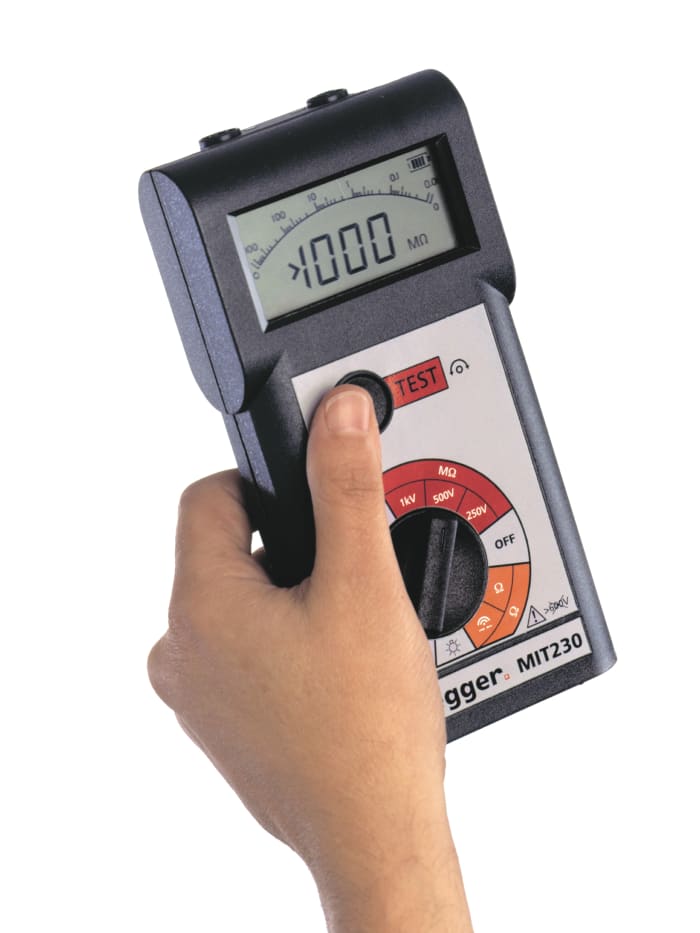 MIT220-EN Megger | Megger MIT220 Insulation & Continuity Tester, 250V ...