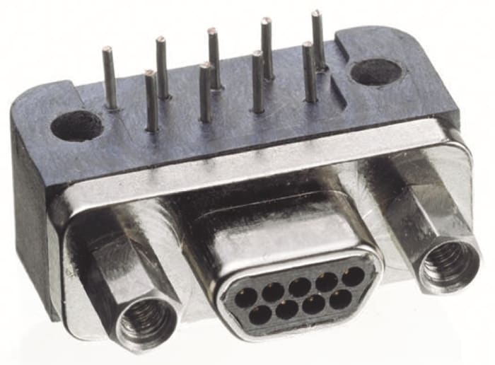 MWDM2L-15PCBRP-.110 Glenair | Glenair MWDM 15 Way Right Angle Through Hole D-sub Connector Plug ...