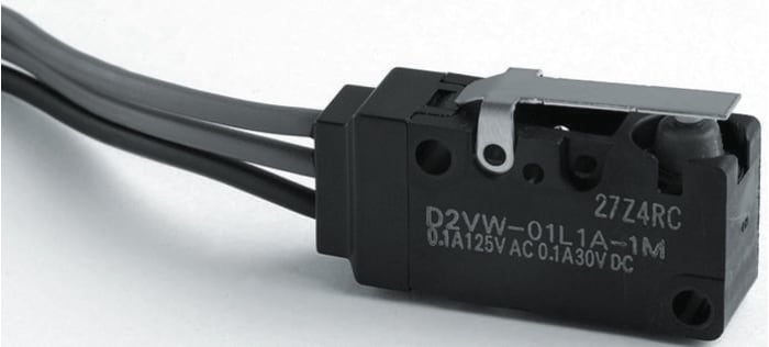 D2VW-5-1M(D)(CHN) Omron | Omron Plunger Micro Switch, Pre-wired Terminal, 5 A @ 250 V ac, SPDT ...