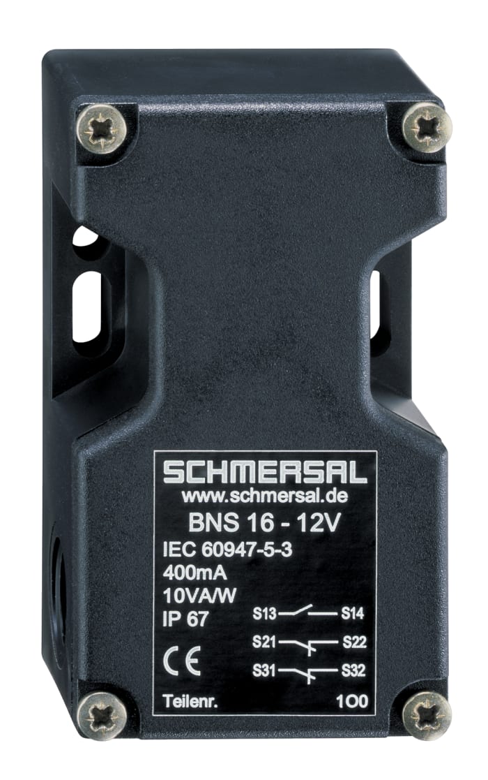 BNS 16-12ZU Schmersal | Schmersal BNS16 Series Magnetic Non-Contact Safety Switch, 100V ac/dc ...