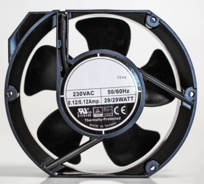 RS PRO | RS PRO Axial Fan, 230 V ac, AC Operation, 399.3m³/h, 29W ...