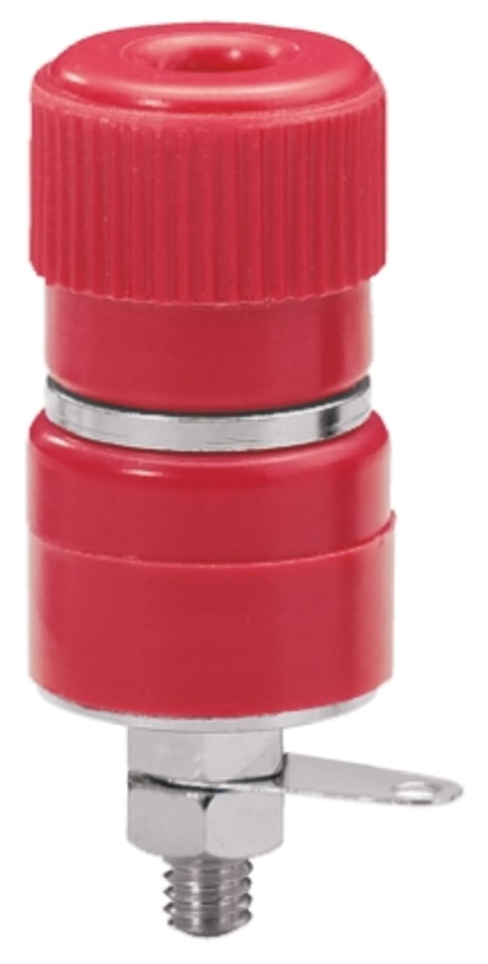 T-375-16-R Sato Parts | Sato Parts Red Female Banana Socket, 4 mm ...