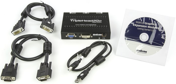 T2G-D3D-IF Matrox | Matrox 1 Input 3 Output DVI Multi-Monitor Adapter ...