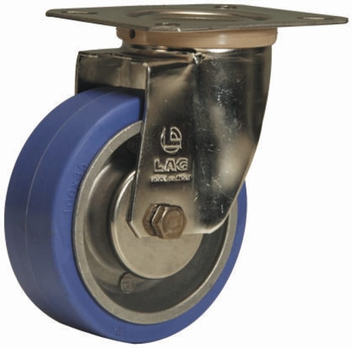 27107PF LAG | LAG Swivel Castor Wheel, 100kg Capacity, 100mm Wheel ...
