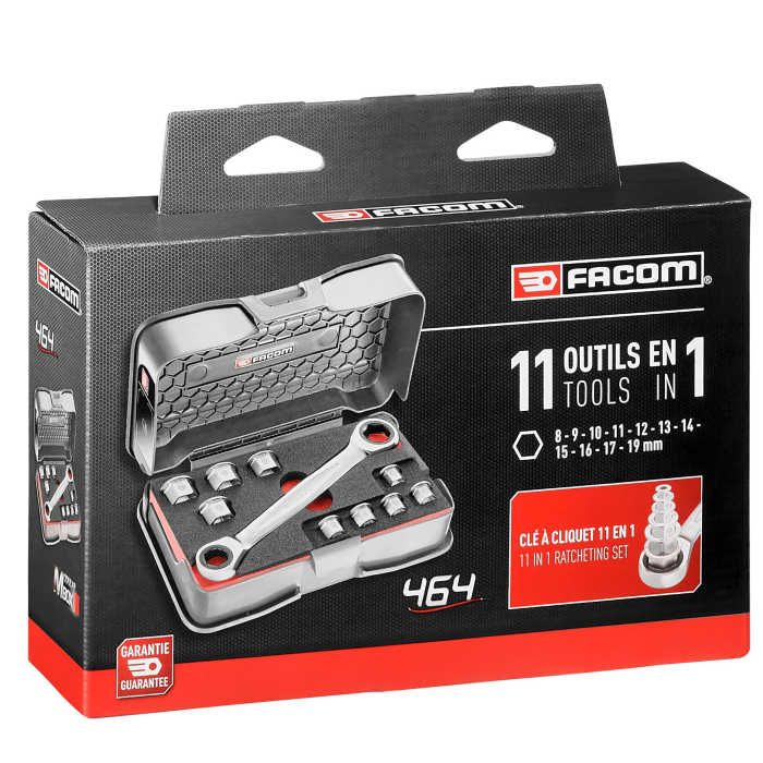 464.J1PB Facom | Facom 11 Piece Mechanical Tool Kit with Case | 669 ...