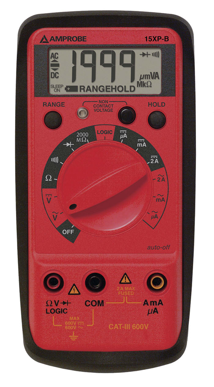15XP-B Amprobe | Amprobe 15XPB Handheld Digital Multimeter, 2A ac Max ...