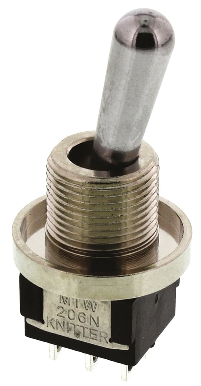 MTW206N KNITTER-SWITCH | KNITTER-SWITCH Toggle Switch, Panel Mount, On ...