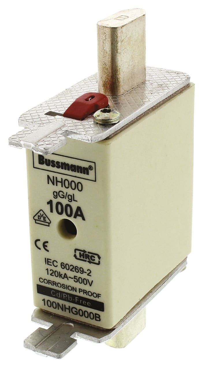 100NHG000B Eaton | Eaton 100A Tag Fuse, NH000, 500V ac | 703-8651P | RS ...