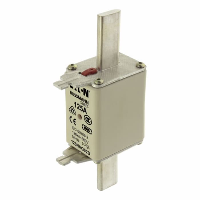 125NHG02B Eaton | Eaton 125A Centred Tag Fuse, NH02, 500V ac | 703 ...