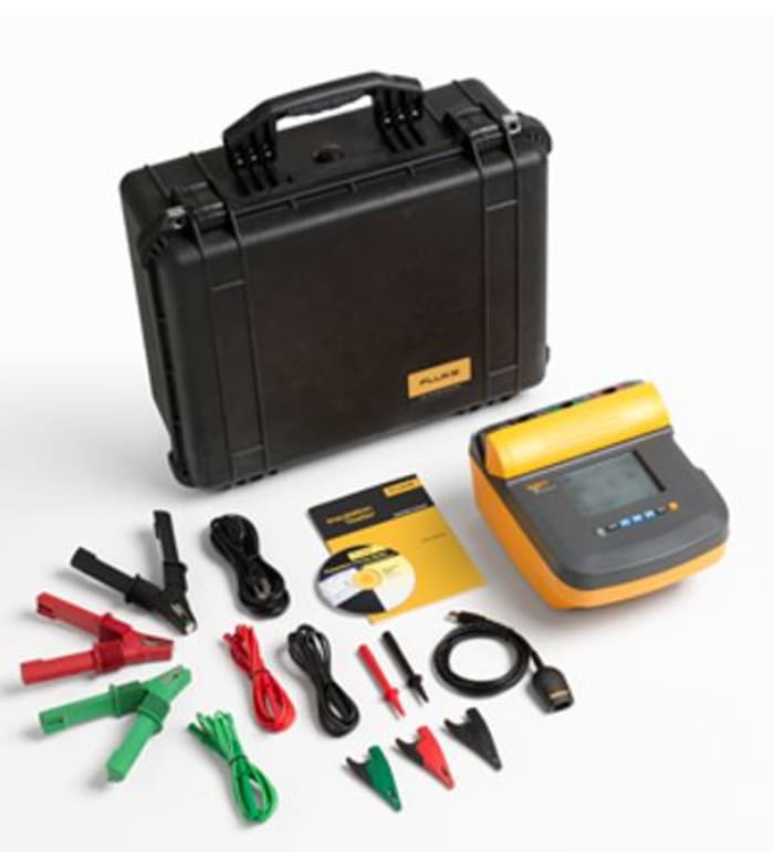 FLUKE 1550C/KIT Fluke | Fluke 1550C Insulation Tester, 250V Min, 5000V ...