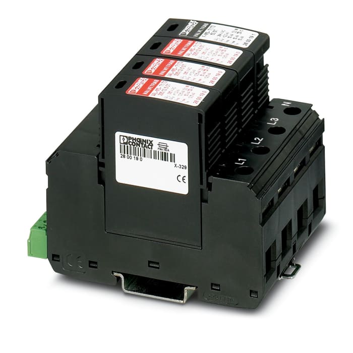 2800183 Phoenix Contact | Phoenix Contact 3 Phase Surge Protector, 50kA ...