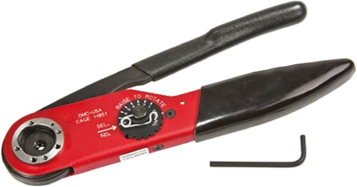 VM8 Glenair | Glenair Hand Ratcheting Crimp Tool Frame, VM8 | 713-3677 ...