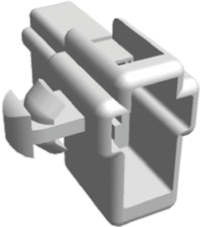 172383-1 TE Connectivity | TE Connectivity, FASTON .250 2 Way Nylon Crimp Terminal Housing ...