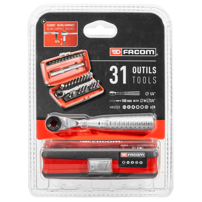 R.PEJ31PB Facom | Facom Bit, Hex, Phillips, Pozidriv, Slotted, Torx ...