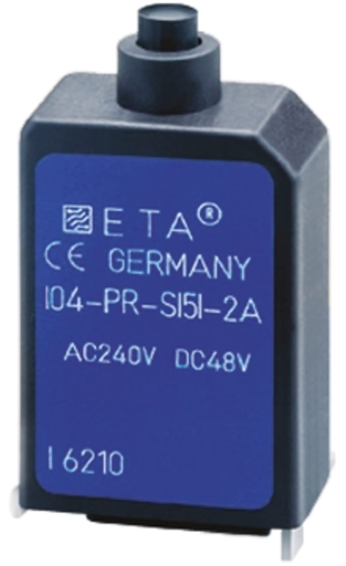 104-PR-2A ETA | ETA Thermal Circuit Breaker - 104-PR Single Pole 240V ...