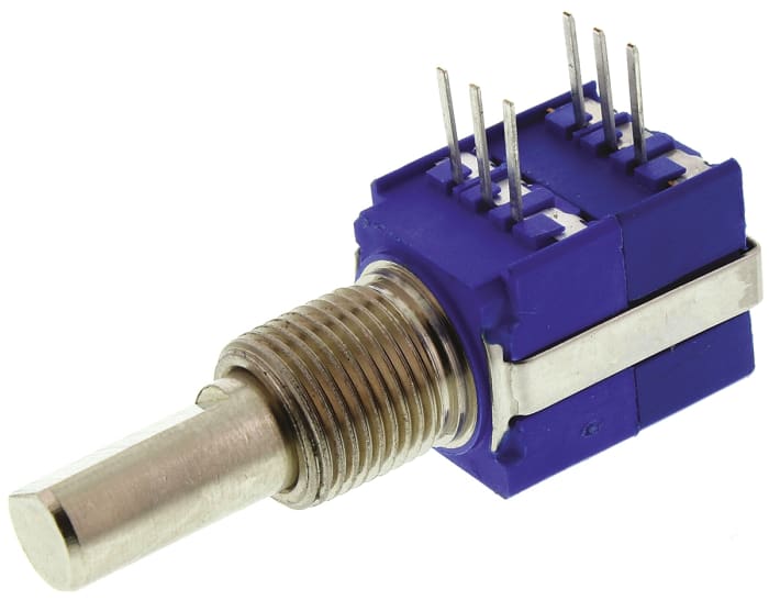 56AAD-C28-B15/R80L Bourns | Bourns 56 10kΩ Rotary Potentiometer 1-Gang ...