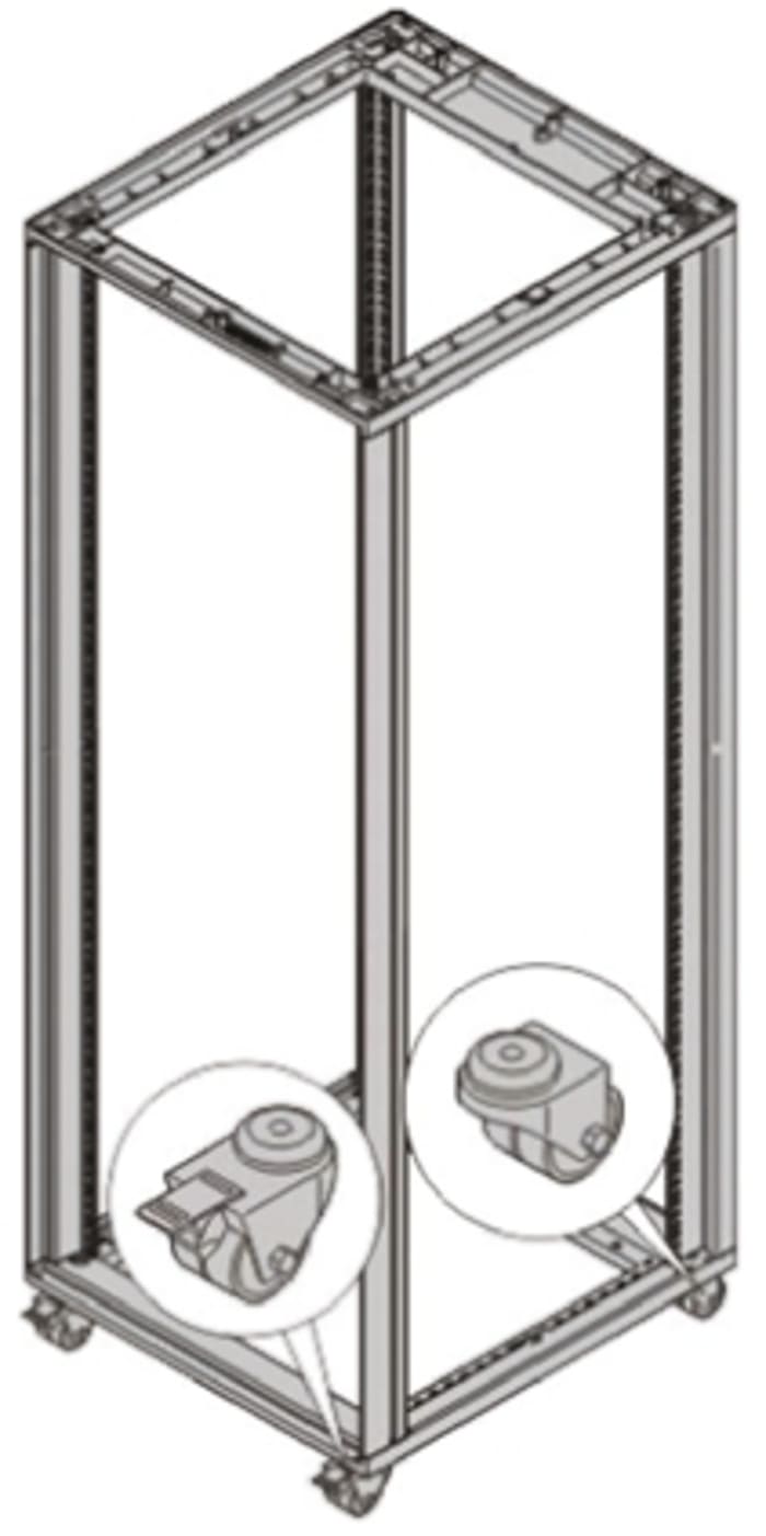 27230-068 nVent SCHROFF | nVent SCHROFF Swivel Casters for Use with ...