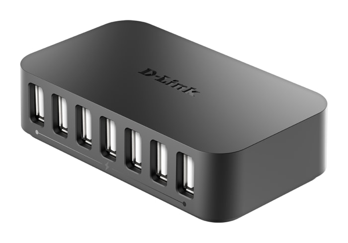 DUB-H7/B D-Link | D-Link 7 Port USB 2.0 USB A Hub, External Power ...