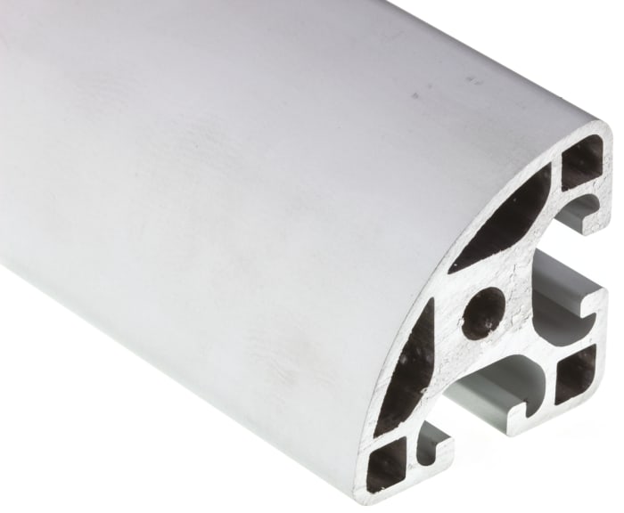RS PRO | RS PRO Silver Aluminium Profile Strut, 40 x 40 mm, 8mm Groove ...