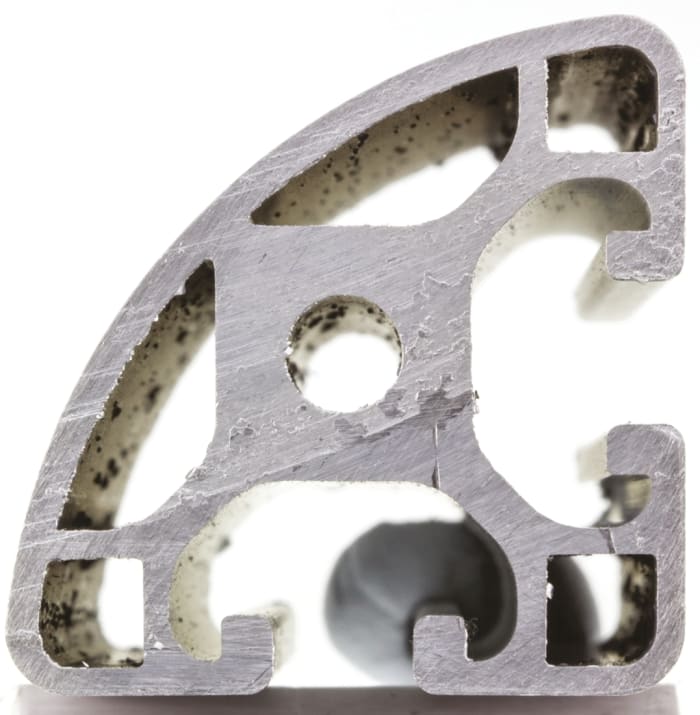 RS PRO | RS PRO Silver Aluminium Profile Strut, 40 x 40 mm, 8mm Groove ...