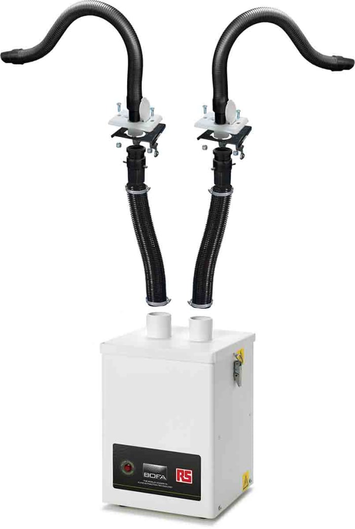 RS PRO | RS PRO V250, 230V ac Solder Fume Extractor, HEPA H13, 135W ...