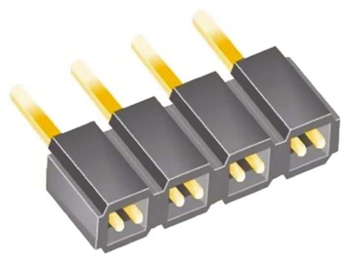 SLW-104-01-G-S Samtec | Samtec SLW Series Straight Through Hole Mount ...