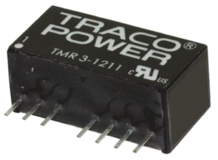 TMR 3-1211WIE TRACOPOWER | TRACOPOWER TMR 3WIE DC-DC Converter, 5V dc/ 600mA Output, 4.5 → 18 V ...