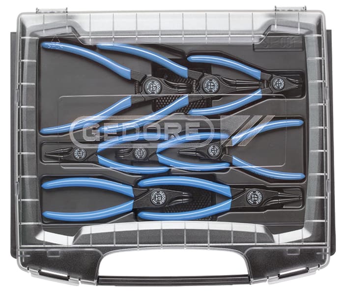 RZB1-3 Gedore | Gedore 8-Piece Circlip Plier Set, 250 mm Overall | 772 ...