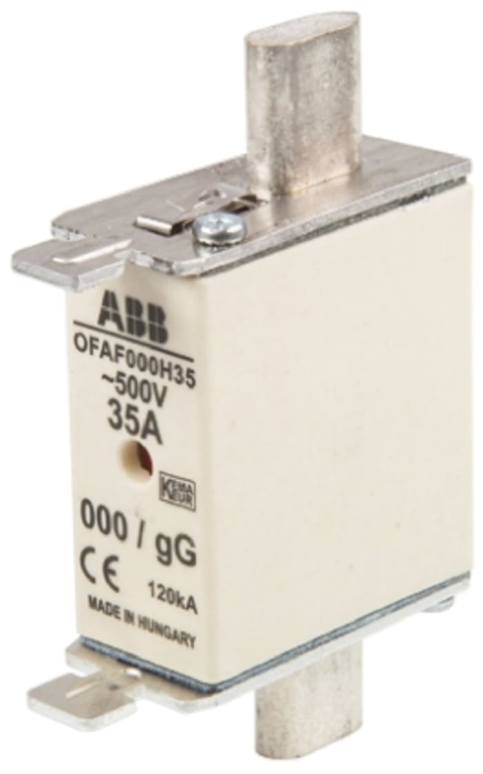 OFAF000H35 1SCA022627R1040 ABB | Fusible de cuchillas centradas ABB OFAF000H, NH000, gG, 500V ...