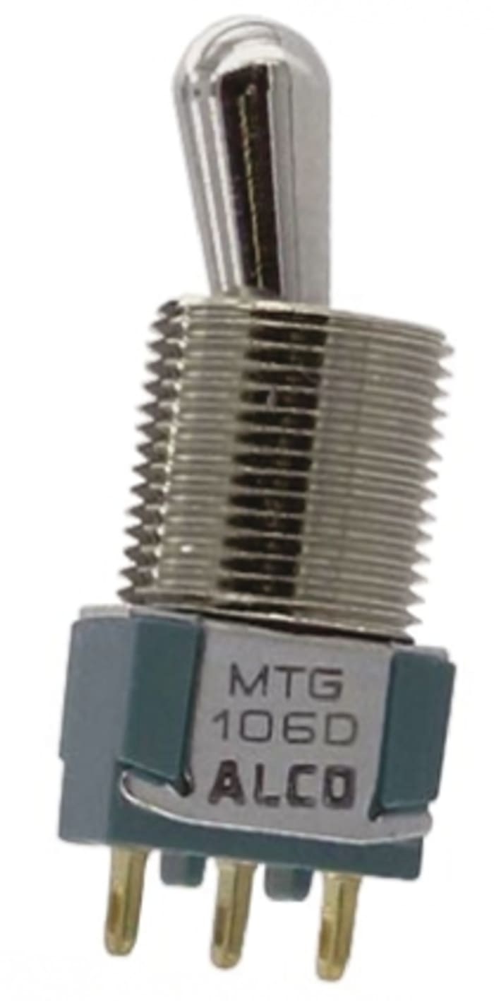 MTG106D TE Connectivity | TE Connectivity Toggle Switch, Panel Mount ...