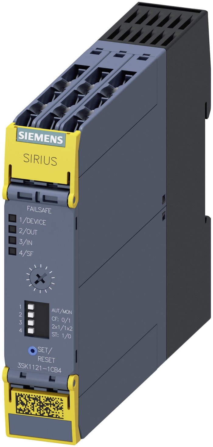 3SK1121-1CB44 Siemens | Siemens SIRIUS 3SK1 Safety Relay 24V dc, Single ...
