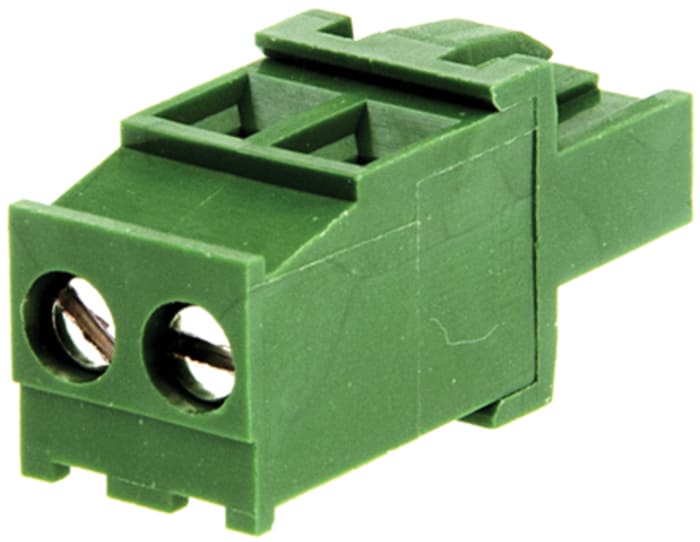 RS PRO | RS PRO, 5.08mm Pitch, 2 Way, Pluggable Terminal Block, Plug ...