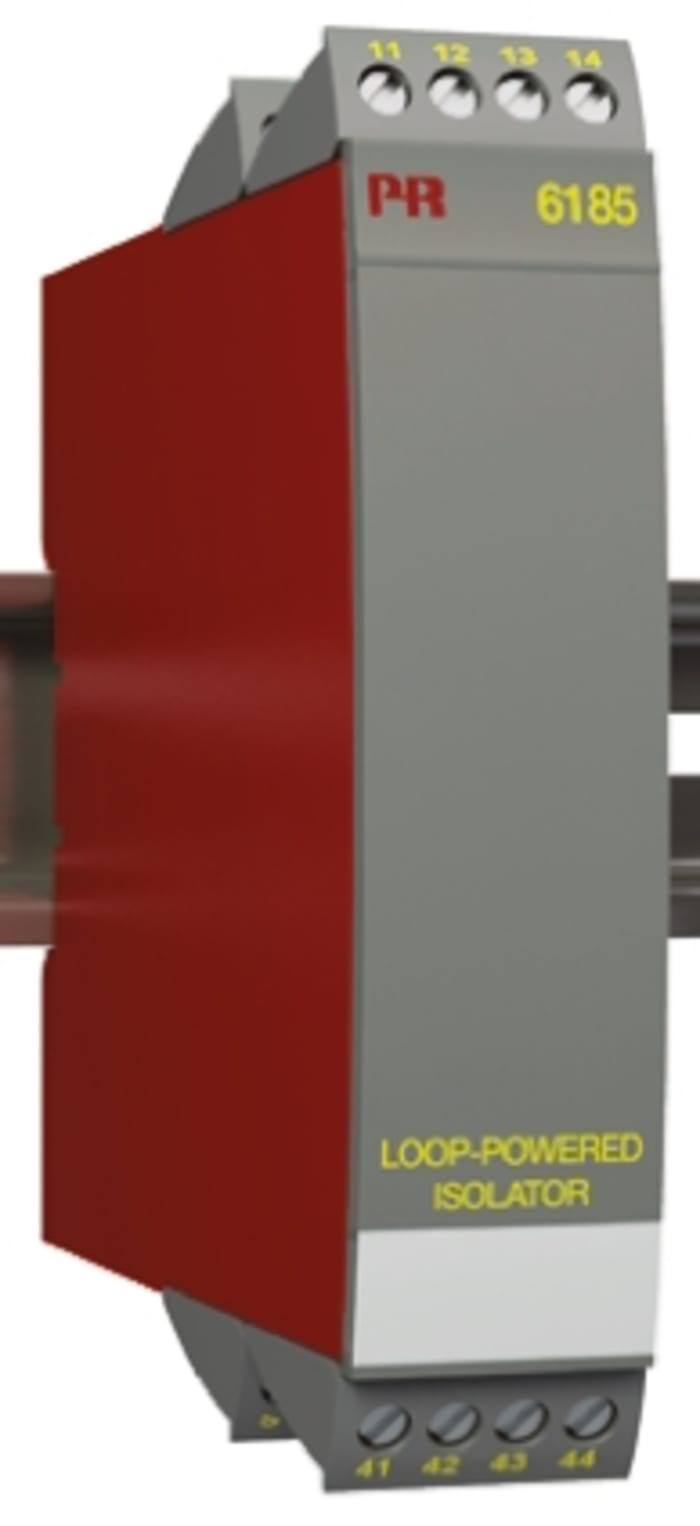 6185D PR Electronics | PR Electronics 6185 Series Loop Powered Isolator, Current Input, Current ...