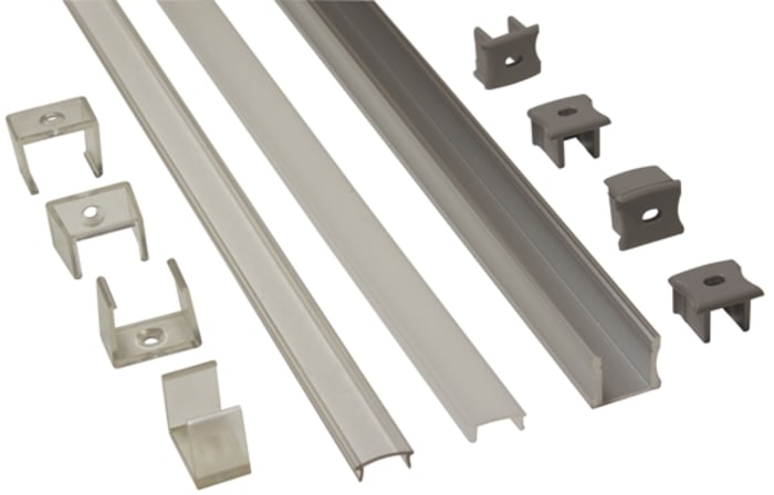 EXT2 PowerLED | PowerLED LED Mount for Flexible LED Strips 1000 x 17mm ...