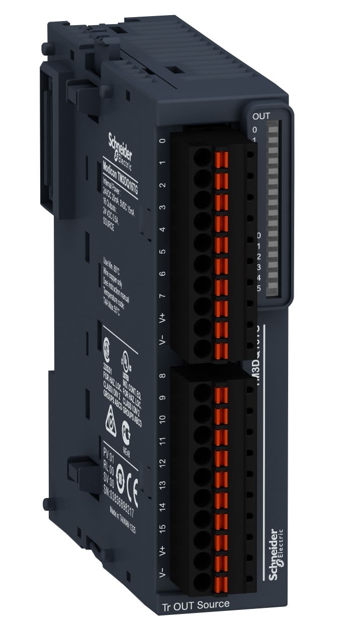 TM3DQ16TG Schneider Electric | Schneider Electric TM3 Series PLC I/O ...