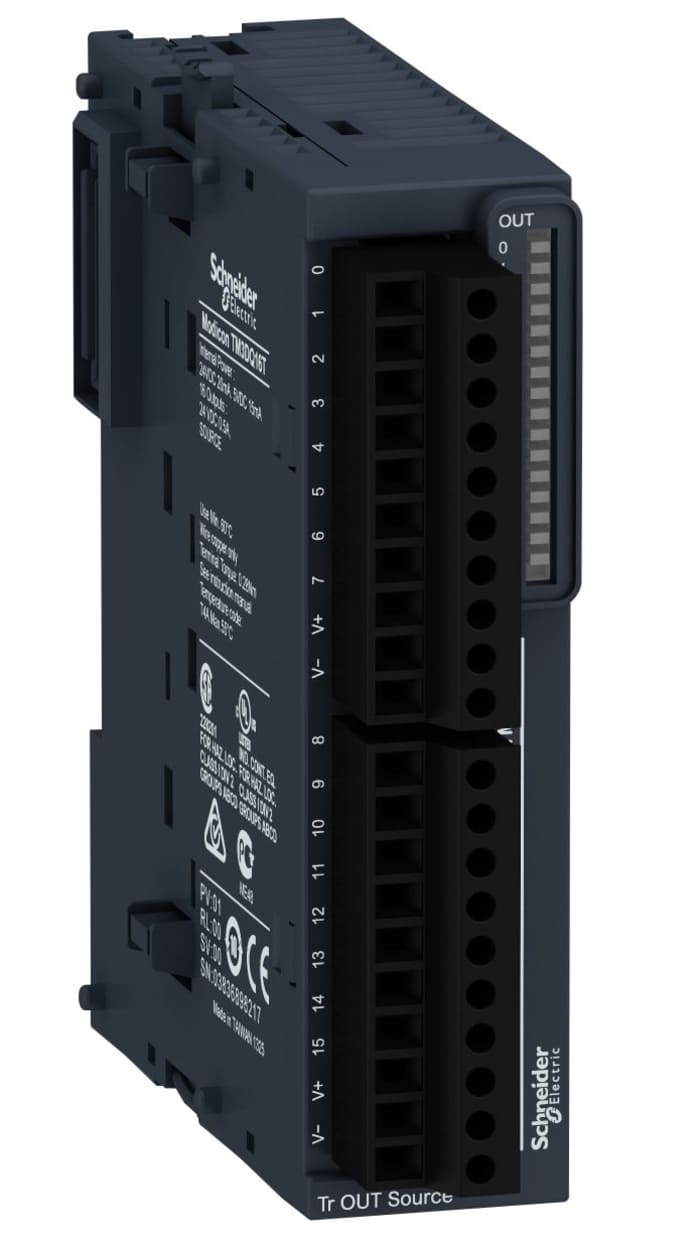 TM3DQ16T Schneider Electric | Schneider Electric TM3 Series PLC I/O ...