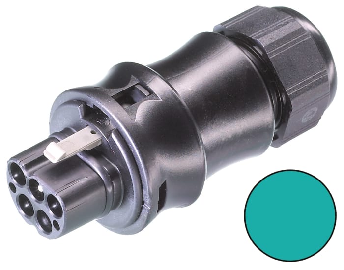 96.052.4053.6 Wieland | Wieland RST20i5 Series Connector, 5-Pole, Male ...