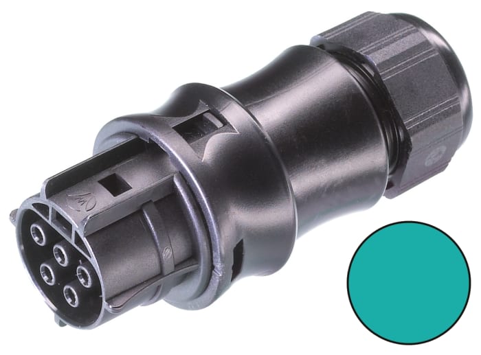 96.051.4153.6 Wieland | Wieland RST20i5 Series Circular Connector, 5 ...