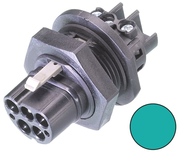 96.052.5053.6 Wieland | Wieland RST20i5 Series Connector, 5-Pole, Male ...