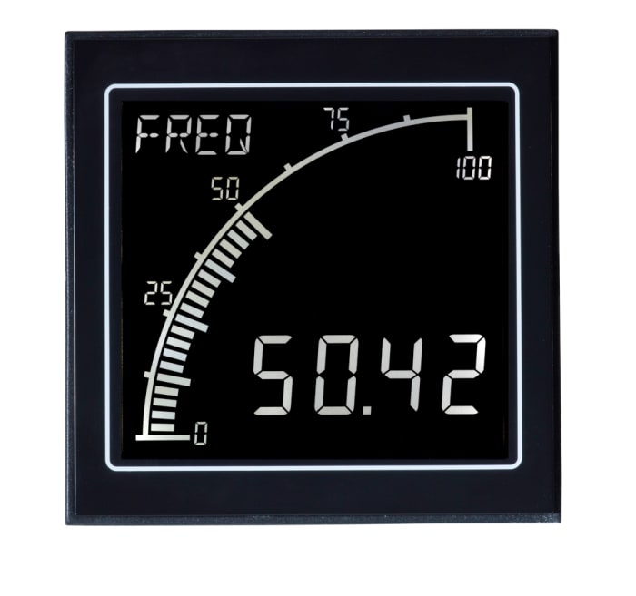 APM-FREQ-ANO Trumeter | Trumeter APM LCD Digital Panel Multi-Function Meter for Frequency, 68mm ...