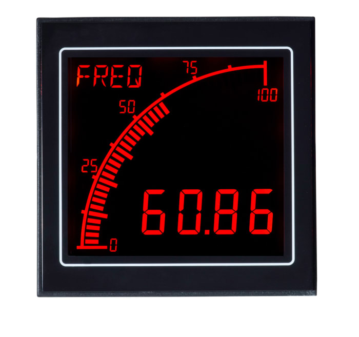 APM-FREQ-ANO Trumeter | Trumeter APM LCD Digital Panel Multi-Function Meter for Frequency, 68mm ...
