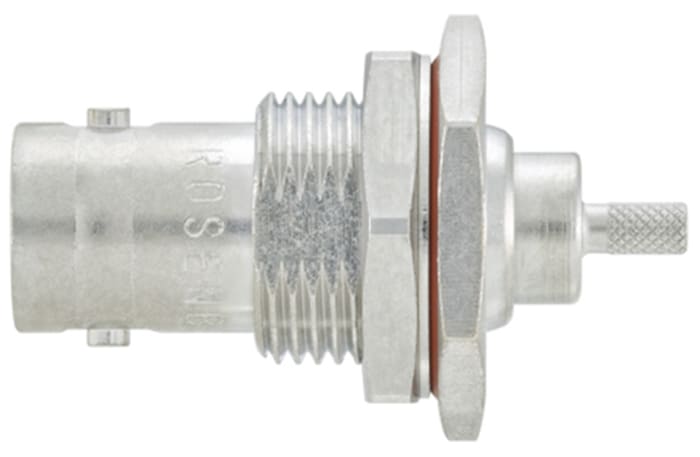51K607-802N5 Rosenberger | Rosenberger BNC Series, jack Panel Mount BNC Connector, 50Ω, Crimp ...