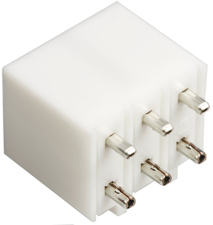 B06P-VL (LF)(SN) JST | Conector macho para PCB JST serie VL de 6 vías, 2 filas, paso 6.2mm, para ...