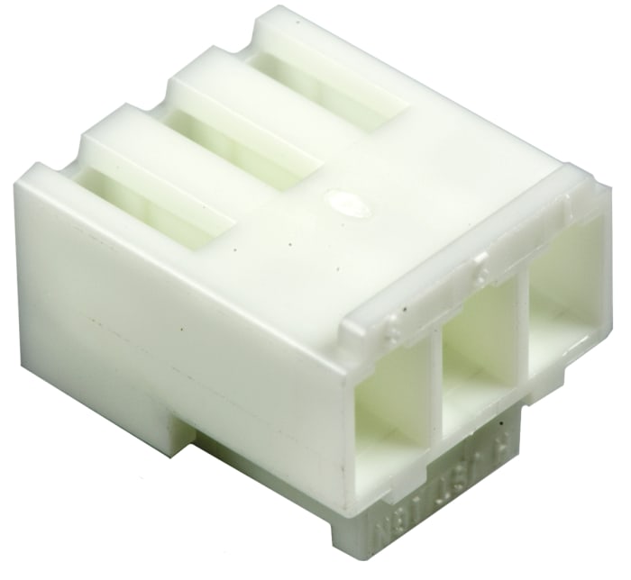 VHR-3N JST | JST, VHR Female Connector Housing, 3.96mm Pitch, 3 Way, 1 Row | 820-1175P | RS