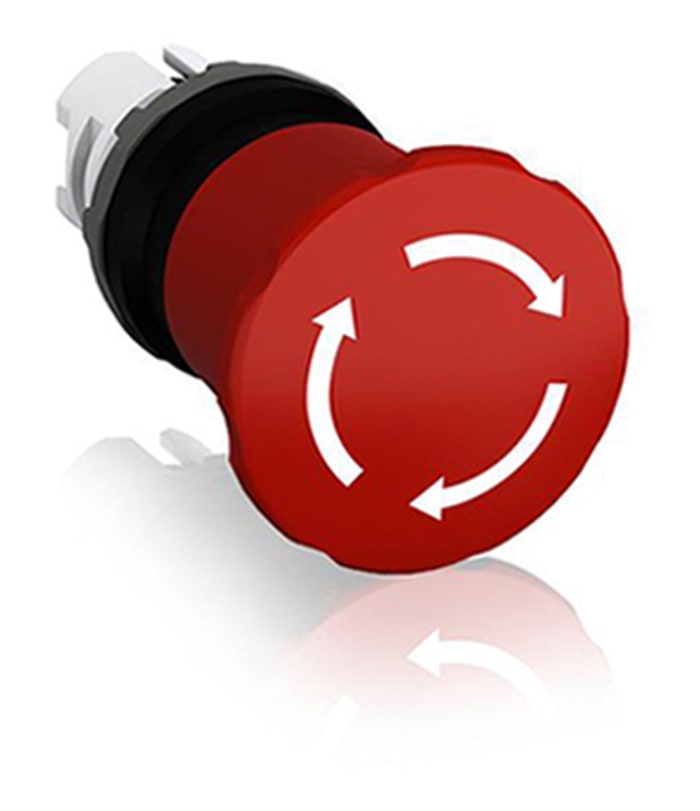 MPET4-10R ABB | ABB Modular Series Emergency Stop Push Button, Panel ...