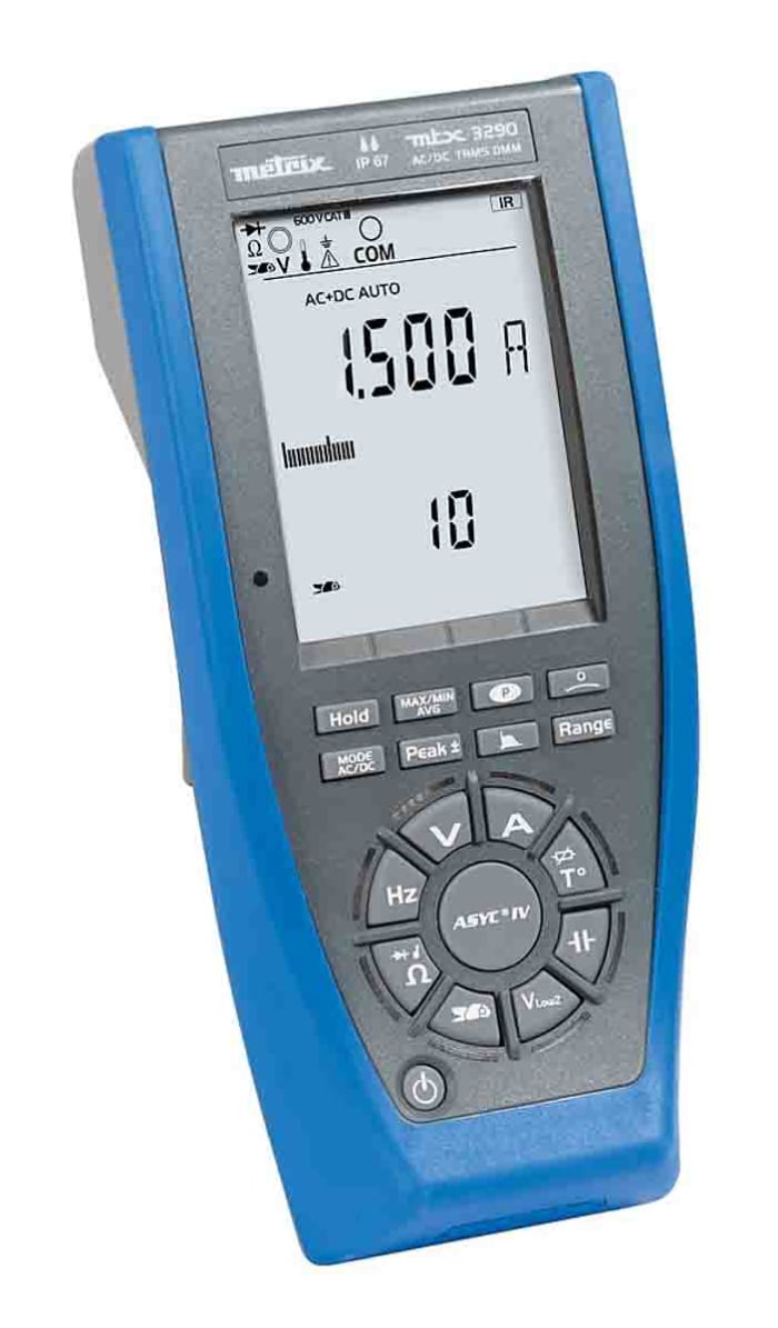MTX3290 Metrix | Metrix MTX 3290 Handheld Digital Multimeter, True RMS ...