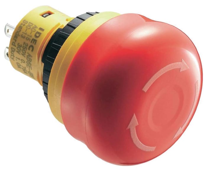 AB6E-3BV01PTRM Idec | Idec X6 Series Twist Release Emergency Stop Push ...